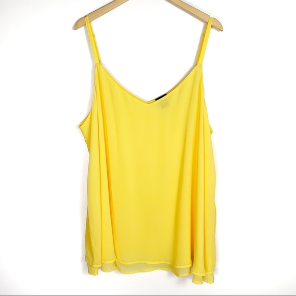 torrid | Tops | Torrid Layered Yellow Tank Top | Poshmark